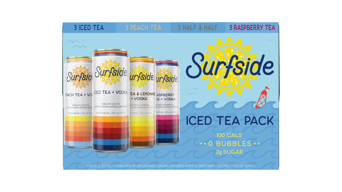 Surfside Iced Tea + Vodka Variety 12 Pack – Stateside Vodka