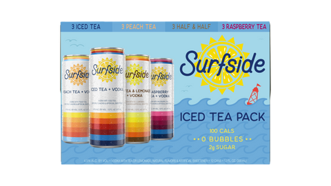Surfside Iced Tea + Vodka Variety 12 Pack – Stateside Vodka
