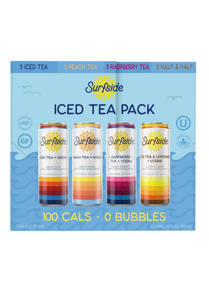 Surfside Iced Tea + Vodka Variety 12 Pack – Stateside Vodka