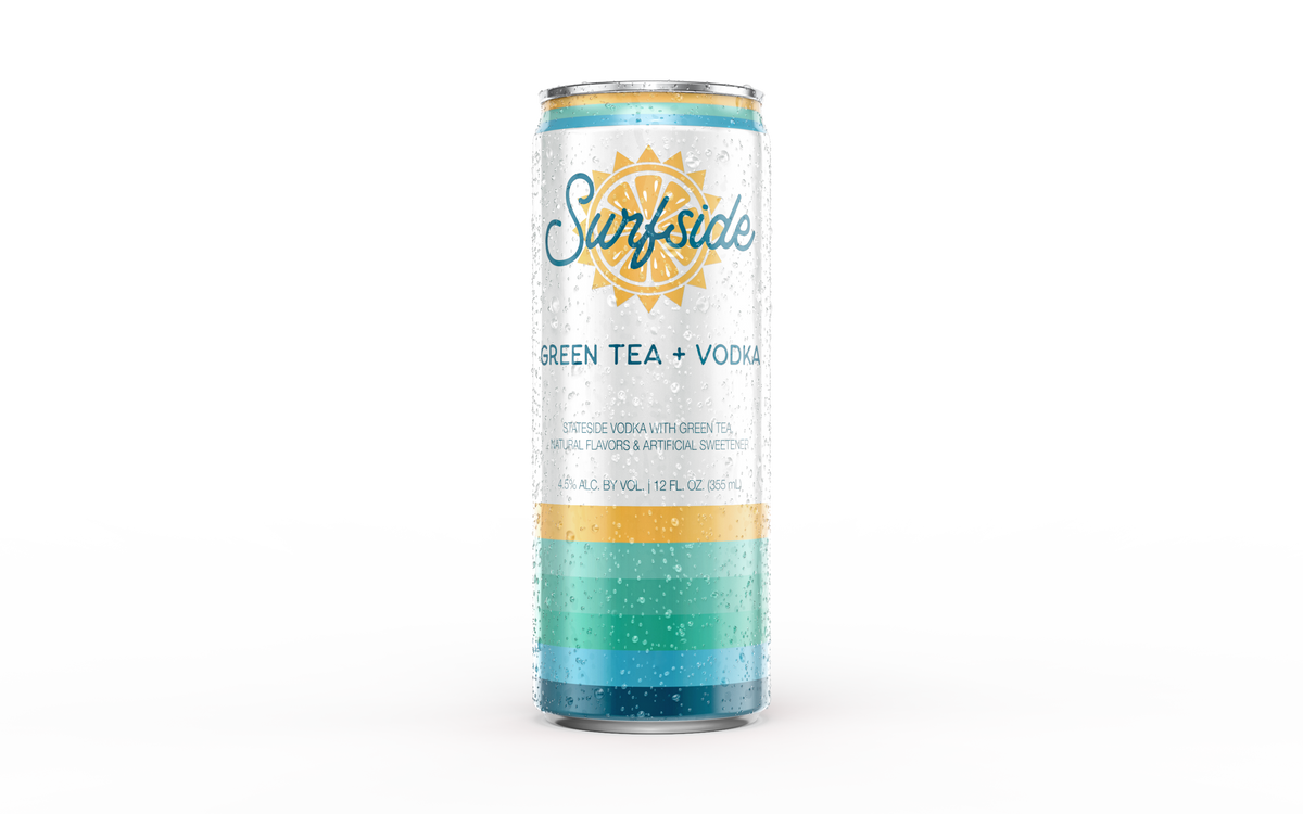 Surfside Green Tea + Vodka - 24 Pack – Stateside Vodka