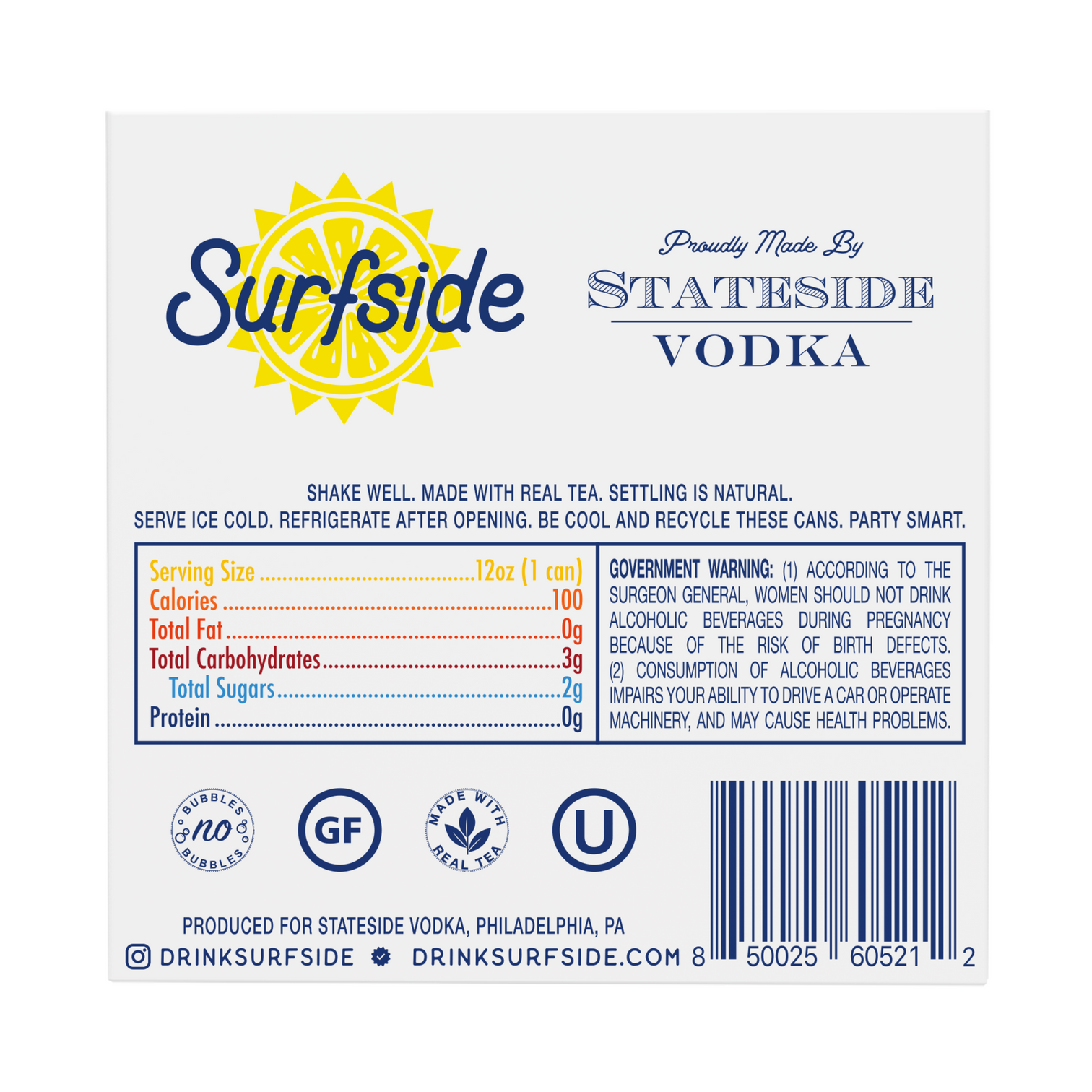 Surfside Iced Tea + Vodka – Stateside Vodka