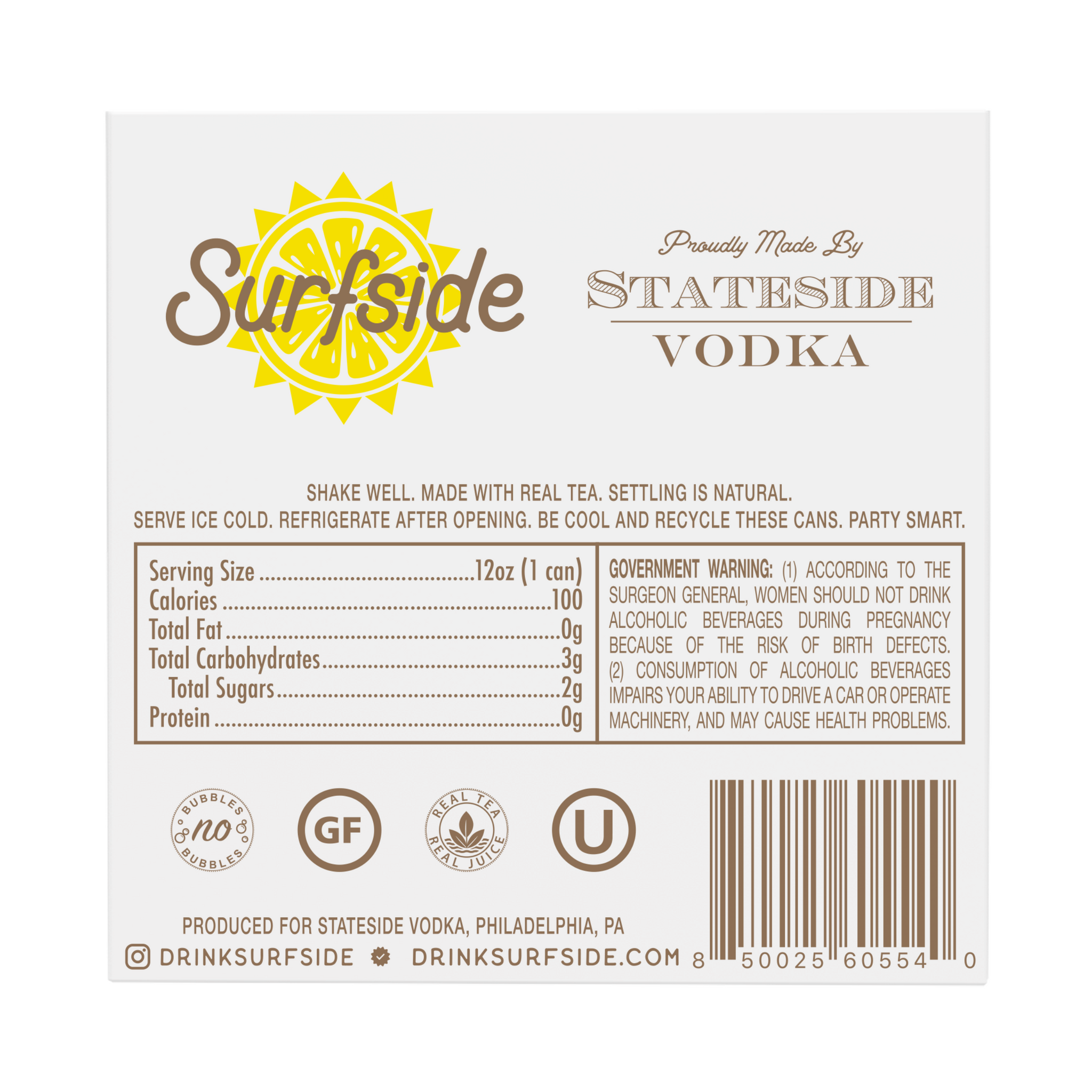 Surfside Iced Tea & Lemonade + Vodka – Stateside Vodka