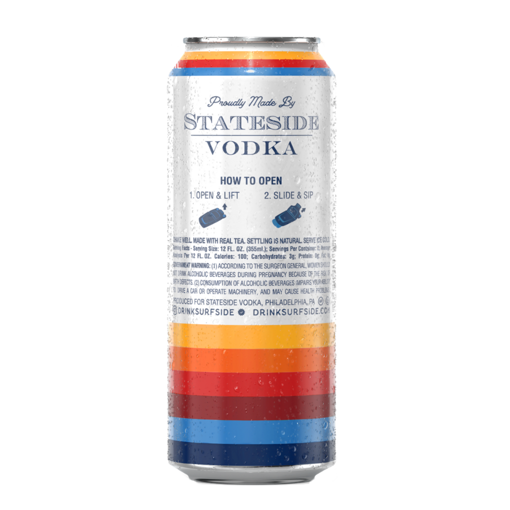 Surfside Iced Tea + Vodka Longboard 12 Pack – Stateside Vodka
