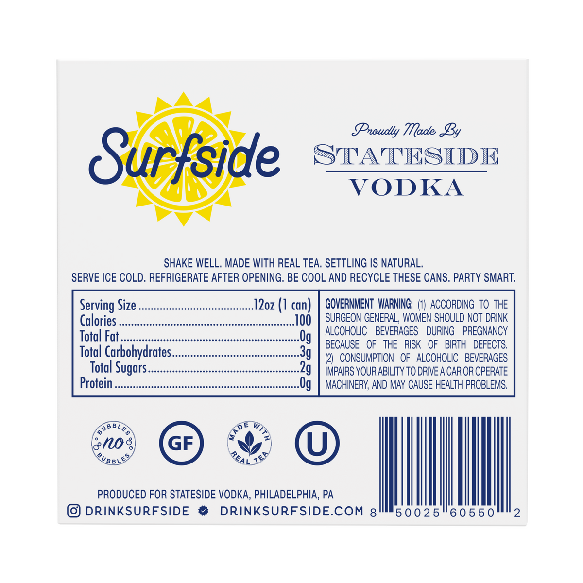 Surfside Lemonade + Vodka – Stateside Vodka