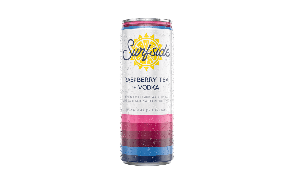 Surfside Raspberry Tea + Vodka - 24 Pack – Stateside Vodka