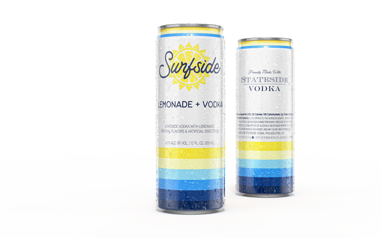 Surfside Lemonade + Vodka - 24 Pack – Stateside Vodka