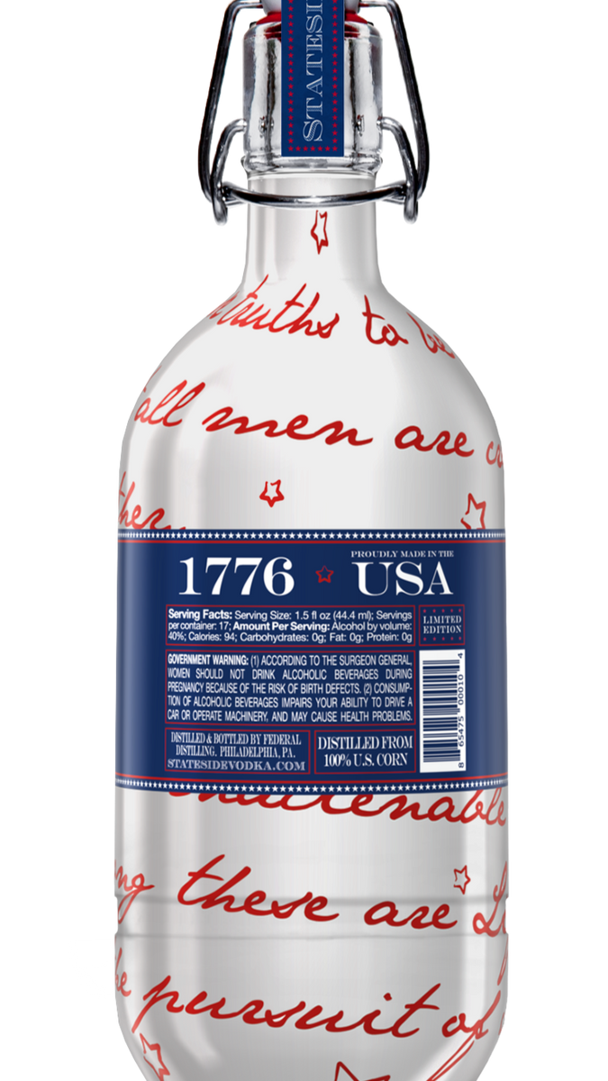 Stateside Vodka USA Bottle- 750 mL