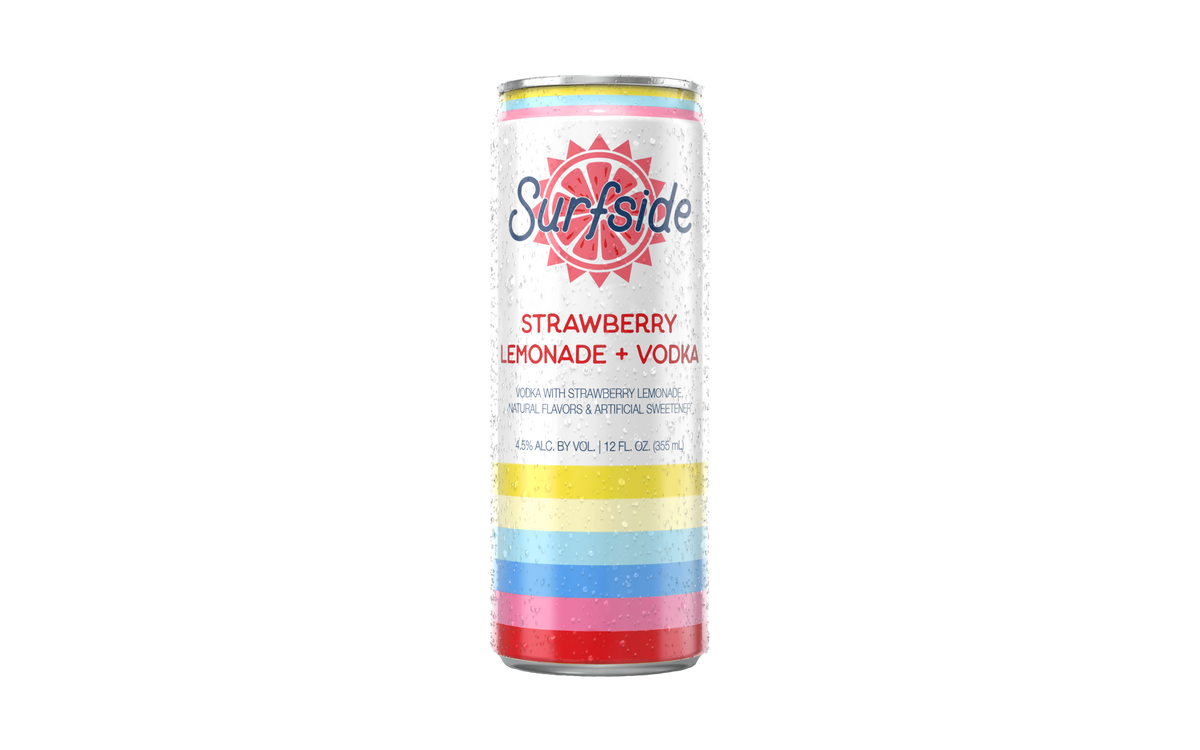 Surfside Strawberry Lemonade + Vodka - 24 Pack – Stateside Vodka